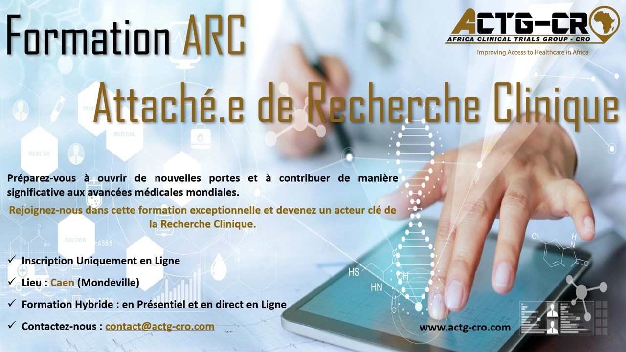 Formation Attaché de Recherche Clinique (ARC) - Caen (France)